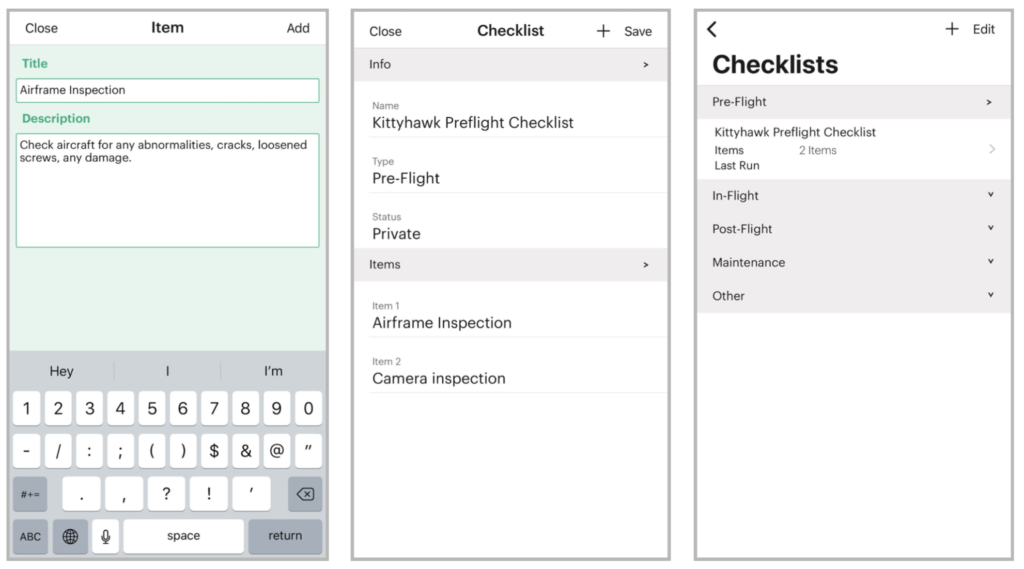 How do I add Checklists? Aloft